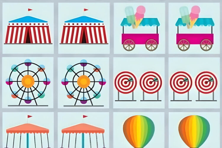 Circus And Park - Memory Game- Free Printables - Creative Kitchen