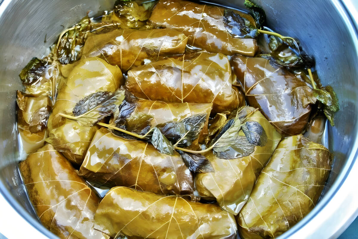 Stuffed Grape Leaves (Greek Dolmades) - Creative Kitchen
