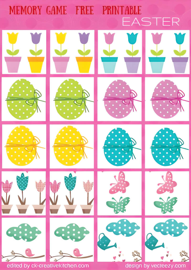 Holidays - Memory Game - Free Printables - Creative Kitchen