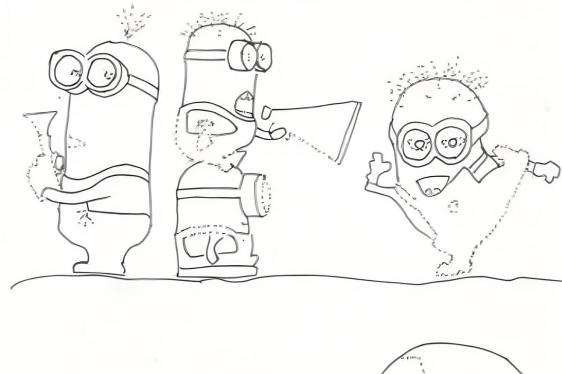 Minions Coloring Pages - Creative Kitchen