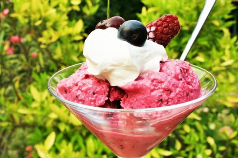 Red Fruits Frozen Yogurt - Creative Kitchen