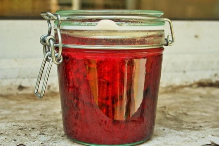 Sour Cherry-Raspberry Jelly with Rum Flavoring - Creative Kitchen
